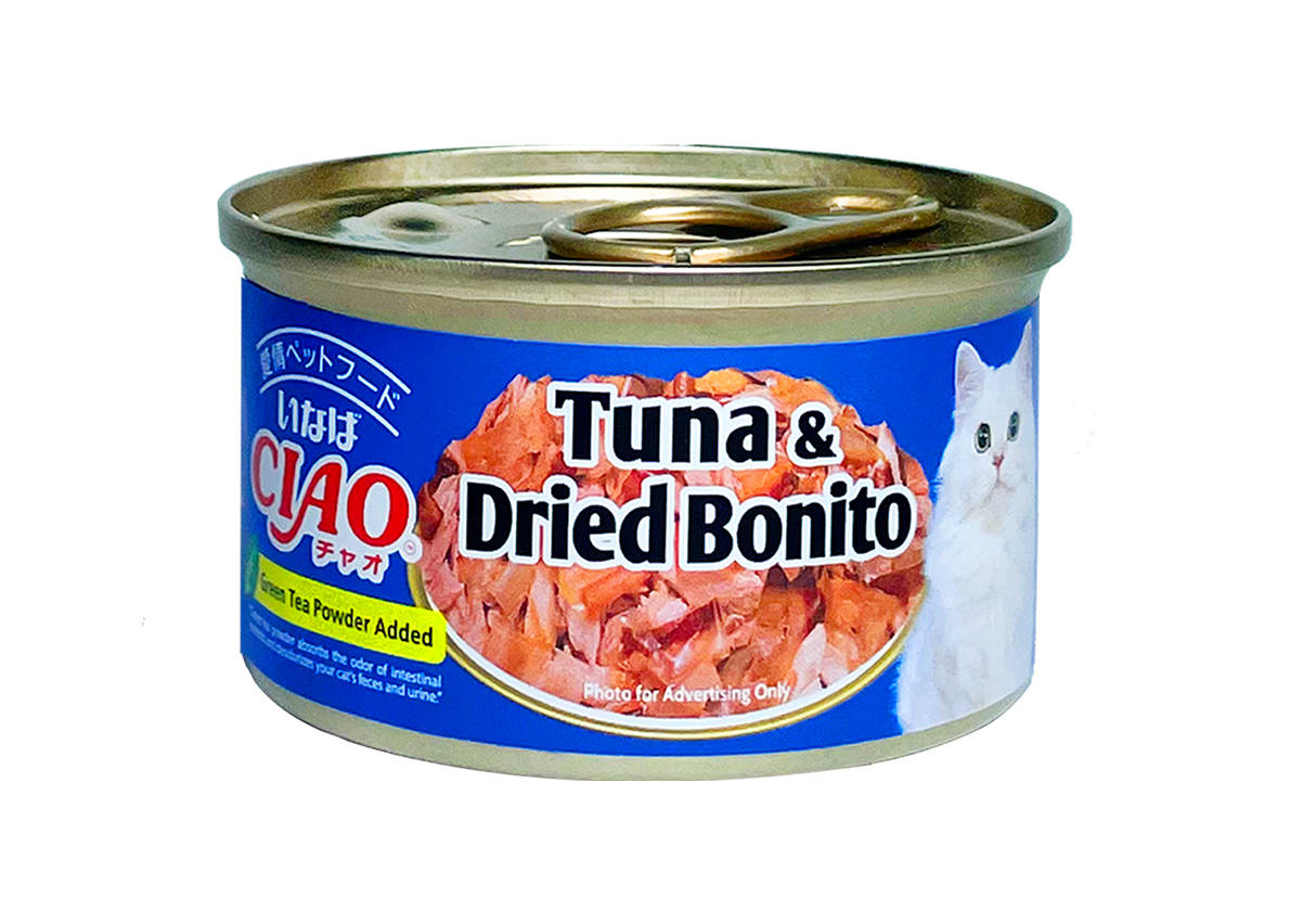 Ciao Can Whitemeat Tuna With Dried Bonito In Jelly 85g Carton (24 Cans ...